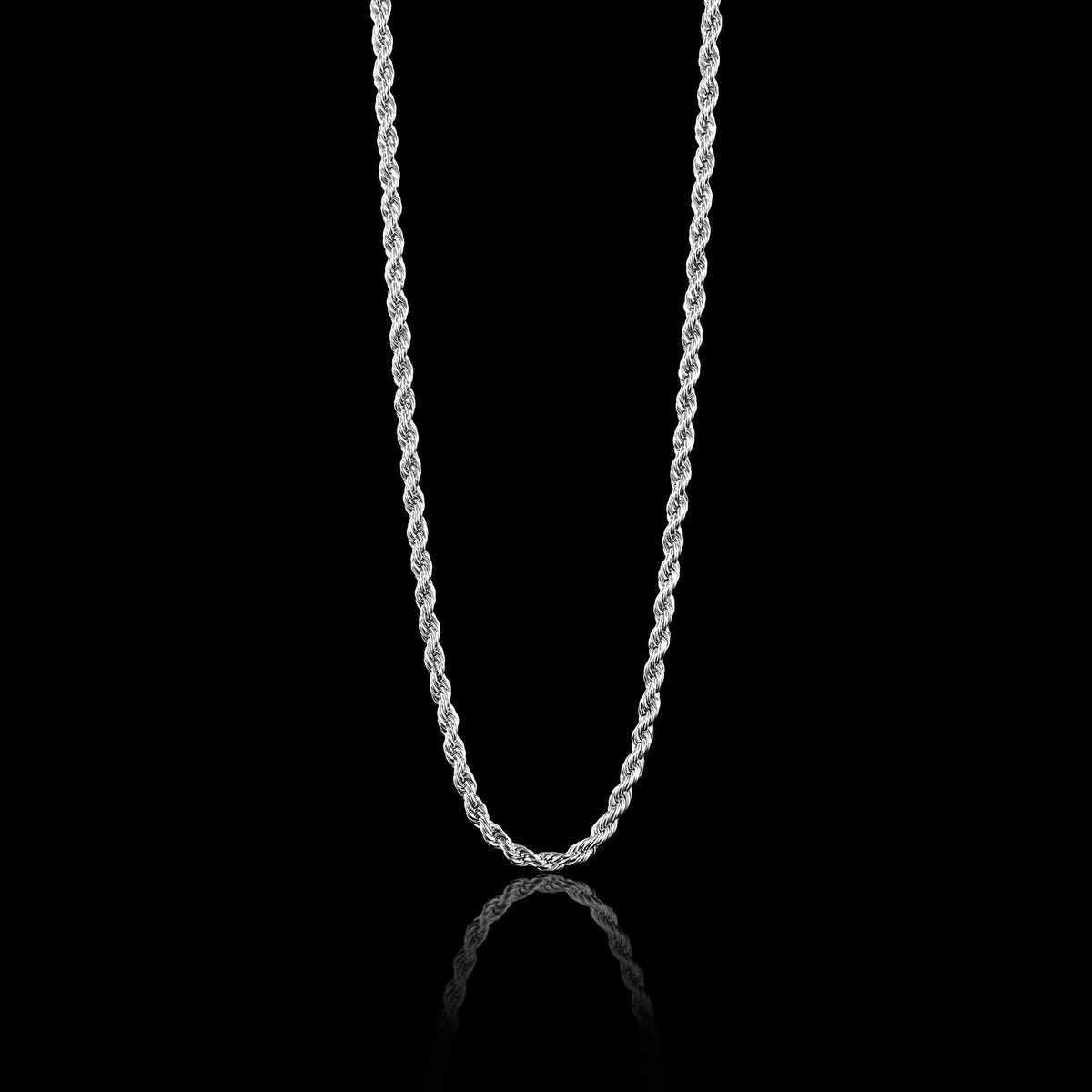 Stainless Steel Rope Chain Necklace – Biker Jewelry Shop